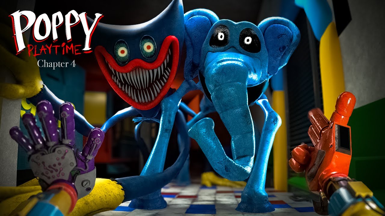 Poppy Playtime: Chapter 4 - ALL NEW BOSSES + SECRET ENDING (Gameplay ...