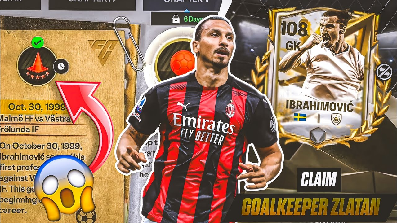 HOW TO GET FREE ZLATAN IBRAHIMOVIC GOALKEEPER CARD IN FC MOBILE 25 # ...