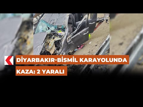 Diyarbakır-Bismil Karayolunda Kaza: 2 Yaralı