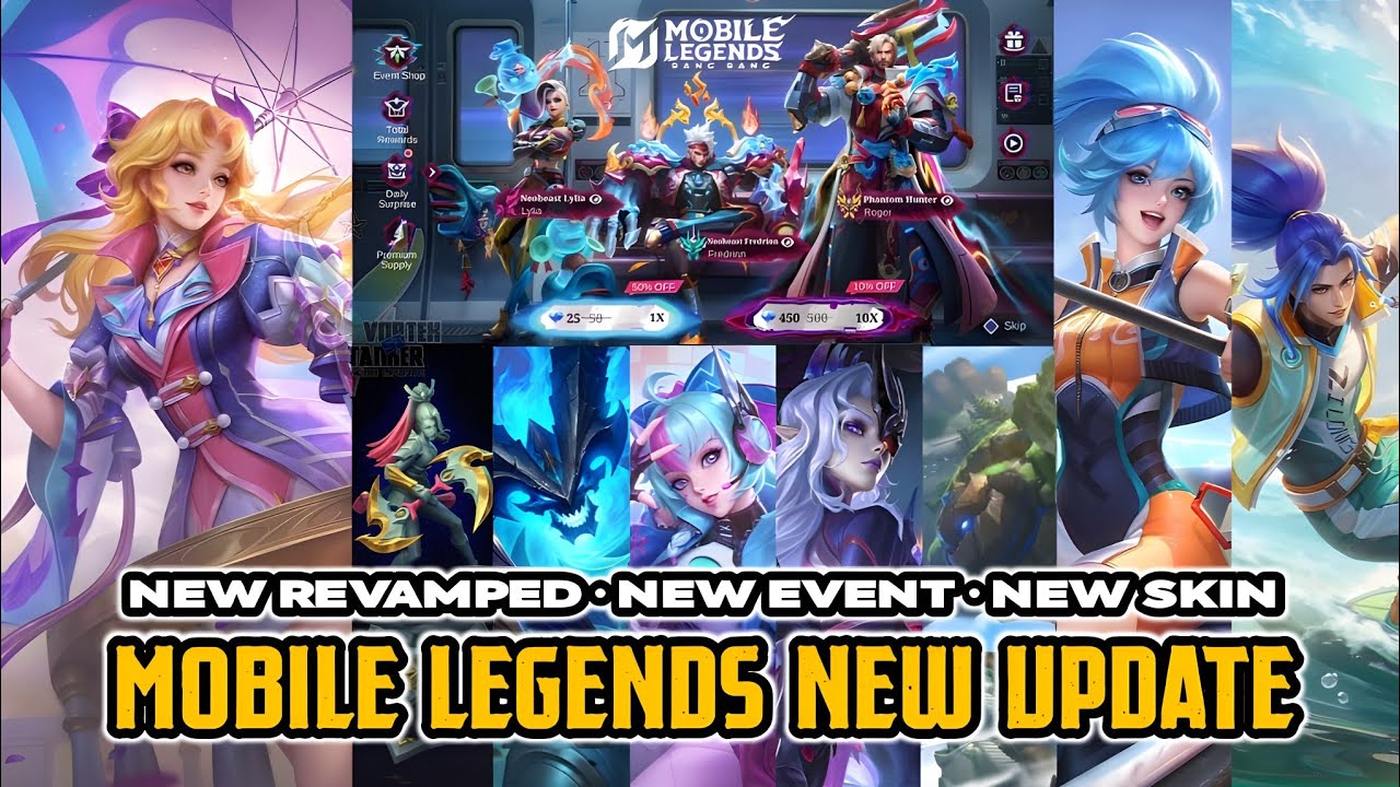 MLBB NEW UPDATE | NEW SKIN | NEW REVAMPED | NEW EVENT | MOBILE LEGENDS ...