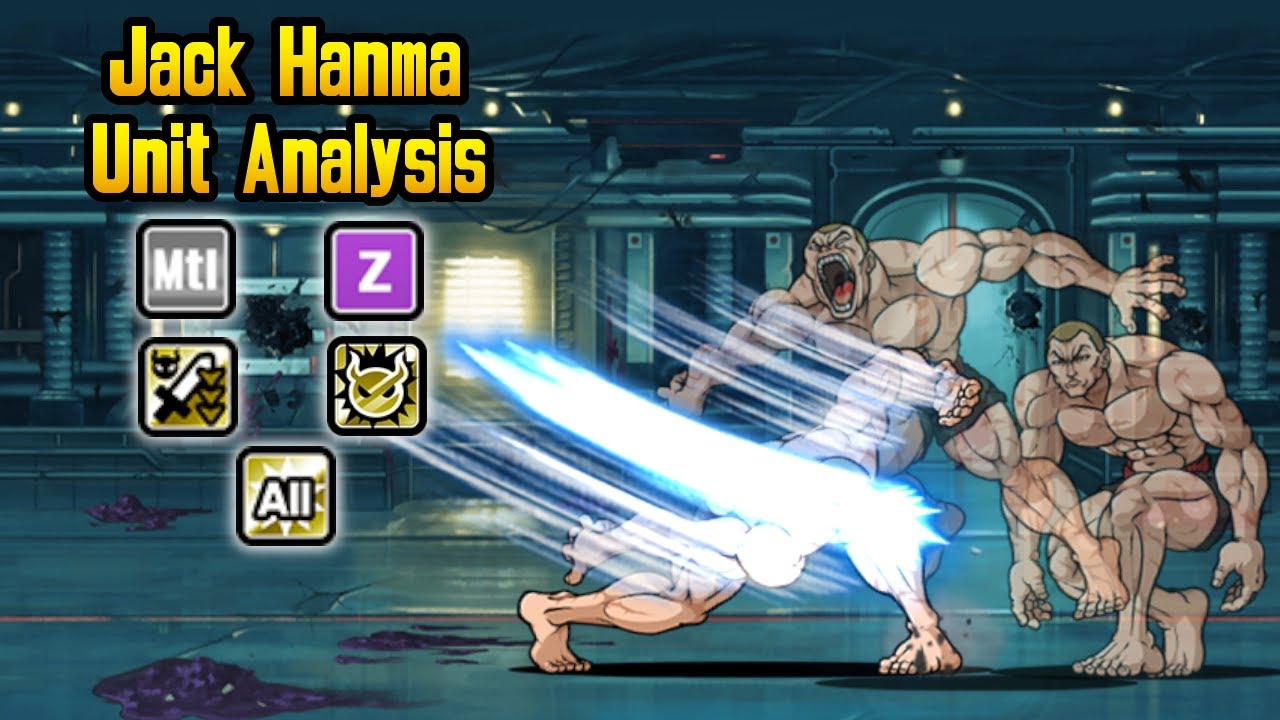 Jack Hanma Unit Analysis - The Battle Cats x Baki Hanma (Version 14.3 ...