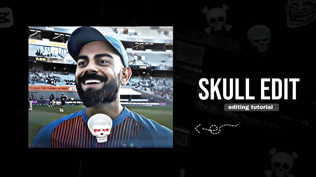 Skull Emoji Trending Video Edit Tutorial | Viral Skull Meme Reel ...