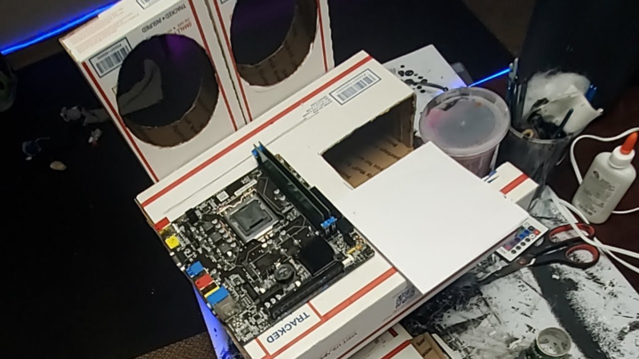 CARDBOARD-PC-KINGDOM....Rebuilding my ice box pc to a small cardboard ...