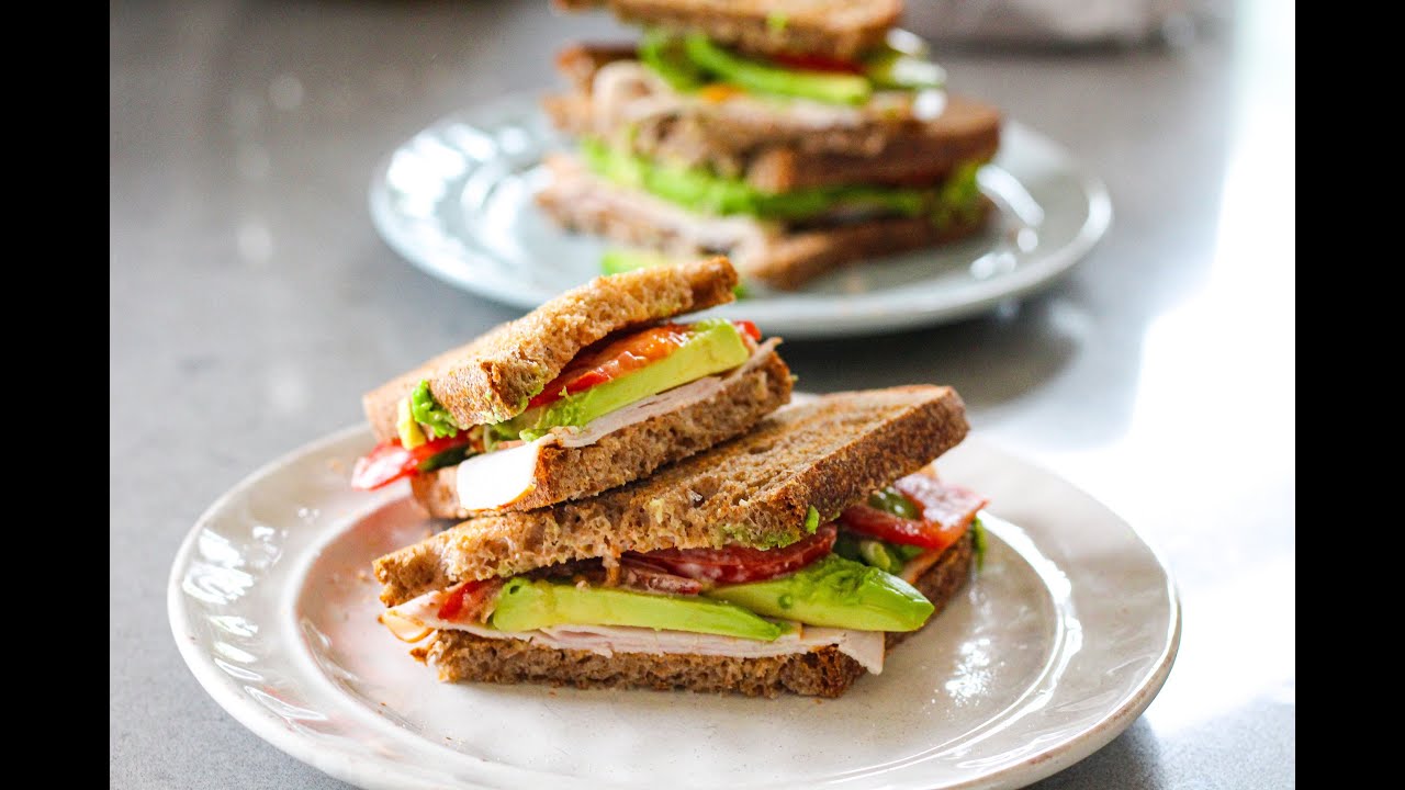 How to Make Turkey & Avocado Sandwich Recipe - YouTube
