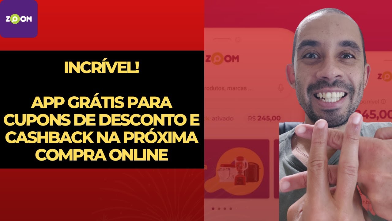 Zoom App – Cupom de desconto e cashback para compras online - YouTube