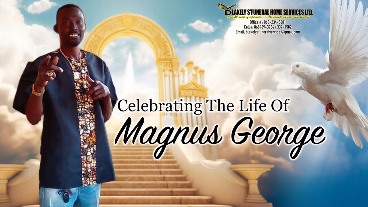 Magnus George Funeral Service - YouTube