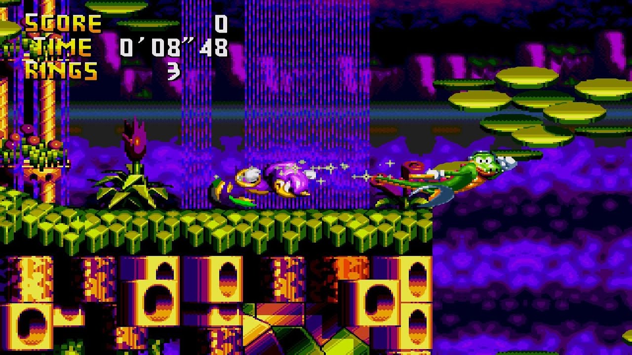 Knuckles' Chaotix - Botanic Base Zone: Act 1 - YouTube