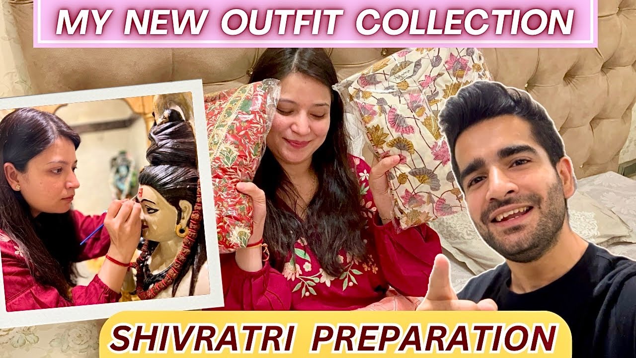 My new Outfit collection | Shivratri preparation | Aman and Iti vlogs ...