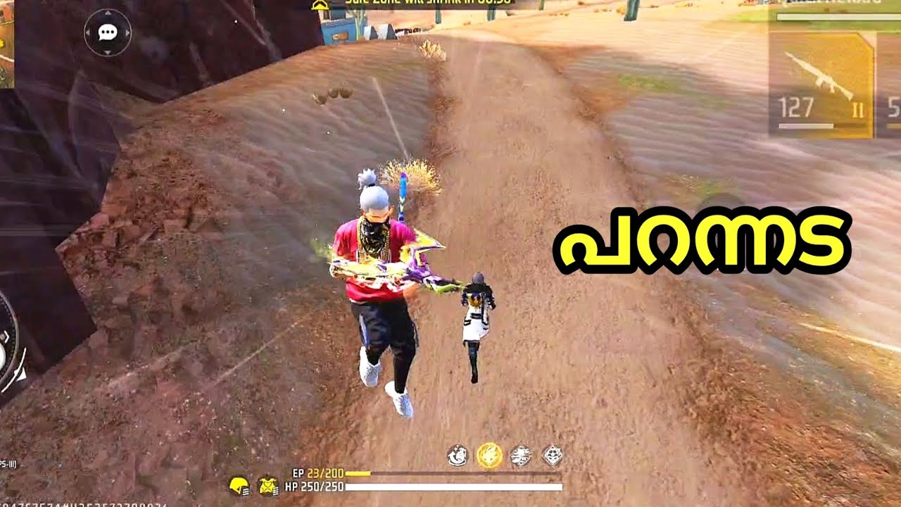 FreeFire Hook Gun ഉണ്ടേൽ പറന്നടി നിസാരം || Solo vs Squad || Garena ...
