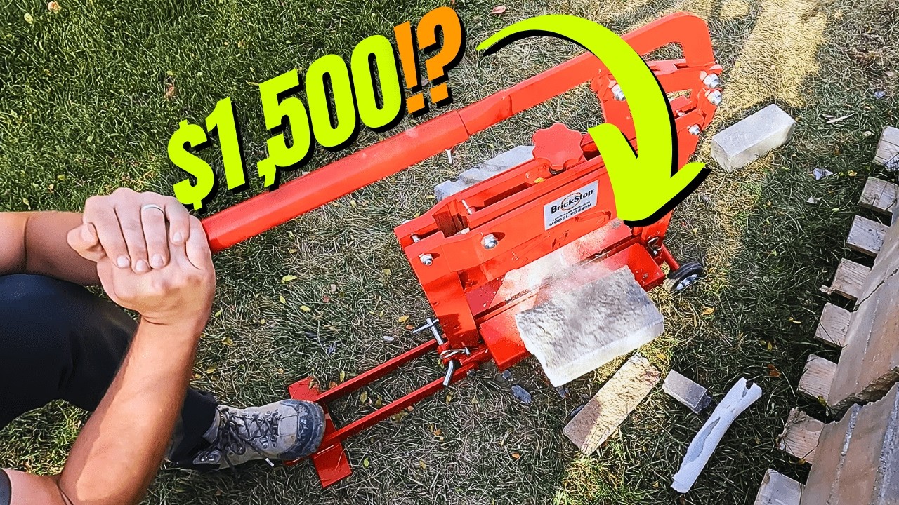 $1,500 Wall Block Splitter That RARELY Gets Used - YouTube