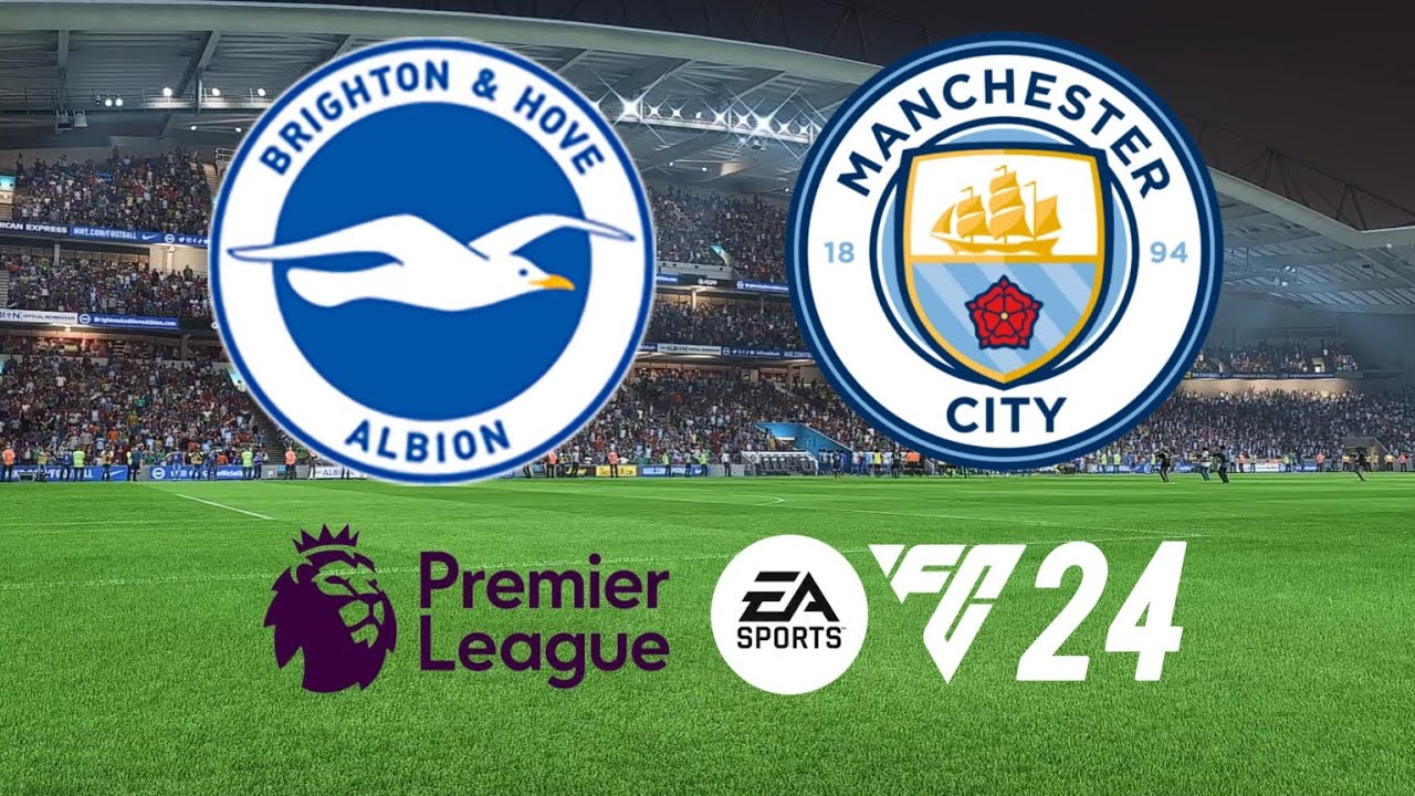 Brighton x City | Premier League, rodada 11 | EA FC 24 - YouTube