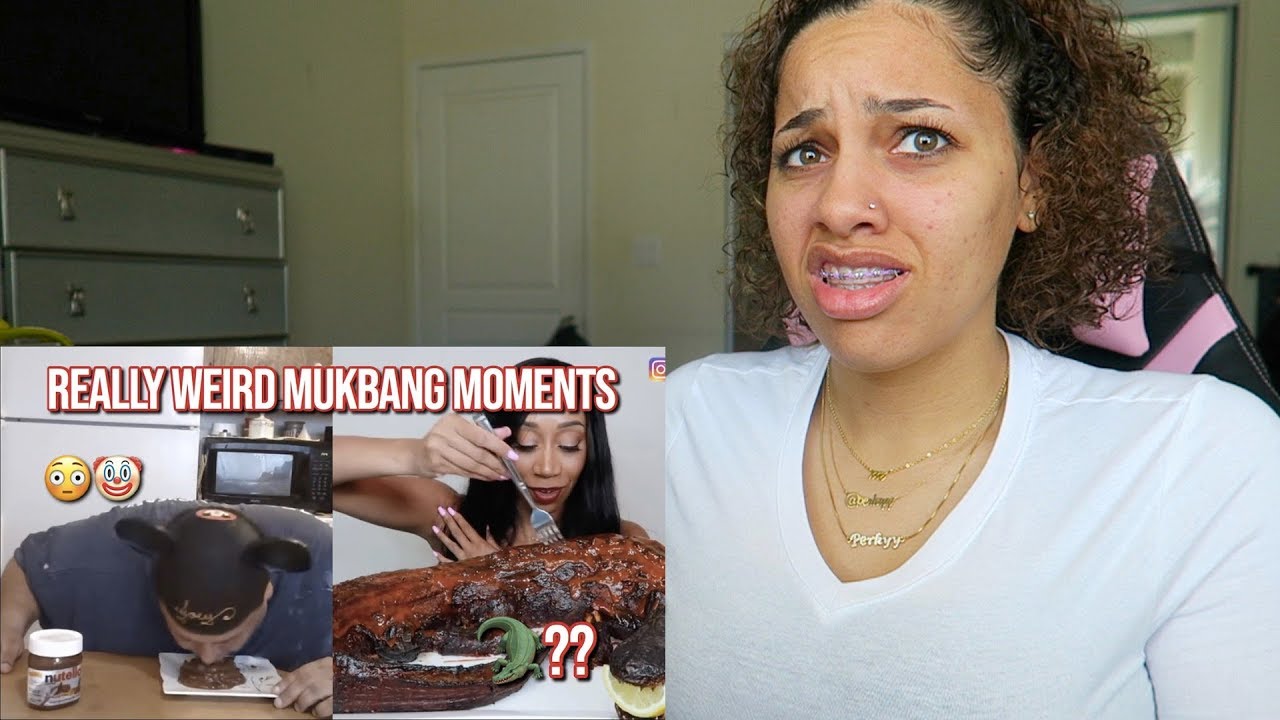 really weird/gross mukbang moments 😳 Reaction - YouTube
