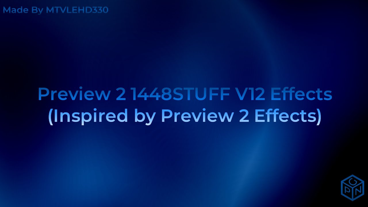 Preview 2 1448STUFF V12 Effects (Inspired by Preview 2 Effects) - YouTube
