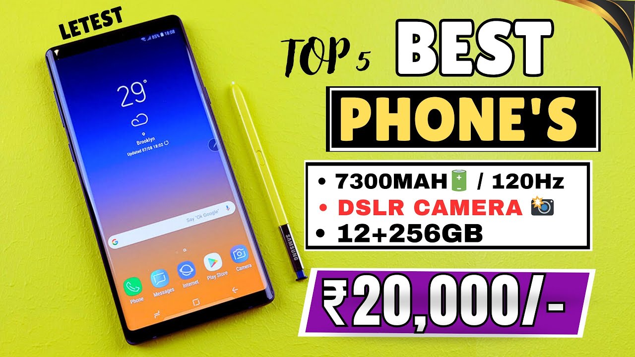 TOP 5 Best Smartphone Under ₹20000 ⚡ in 2025 | 4k Recording | All ...
