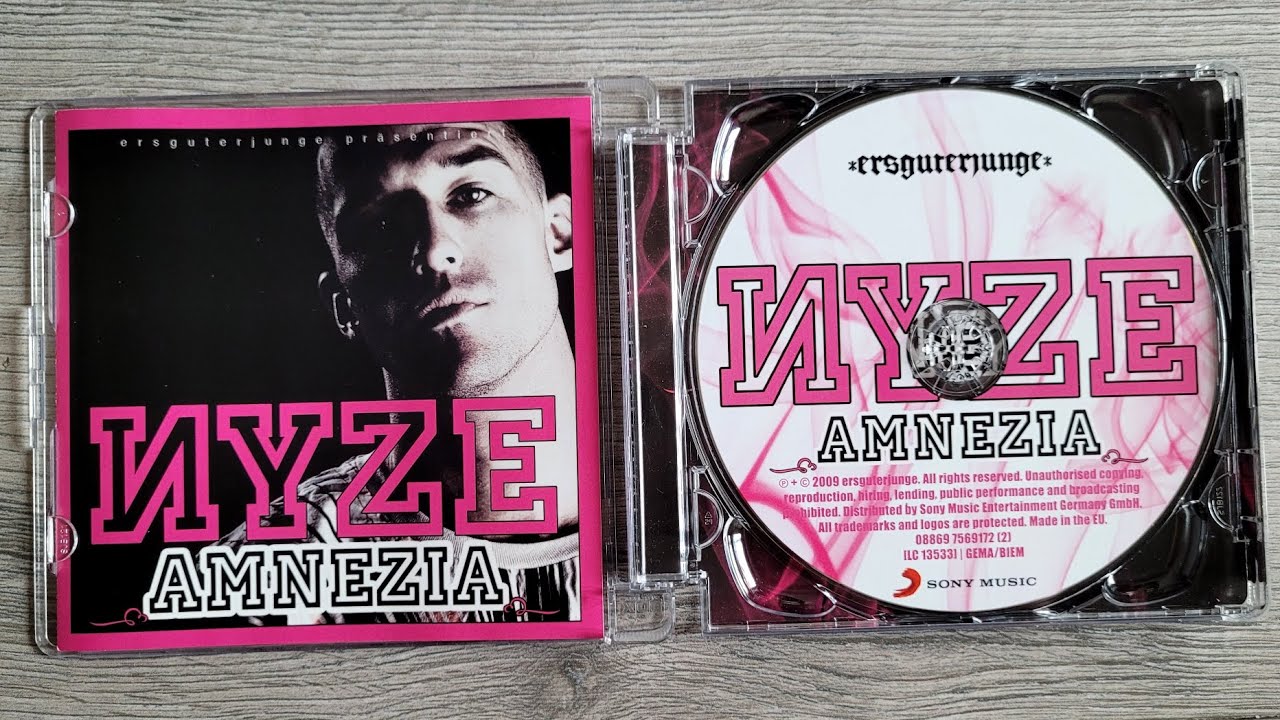 NYZE - AMNEZIA (2009) Album CD UNBOXING | Präsentation (ft. Bushido ...
