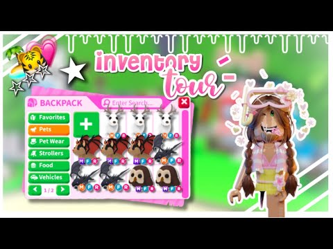 ⭐️🩷 RICH INVENTORY TOUR in Adopt Me! (Part 1!) Mega Arctic Reindeer ...