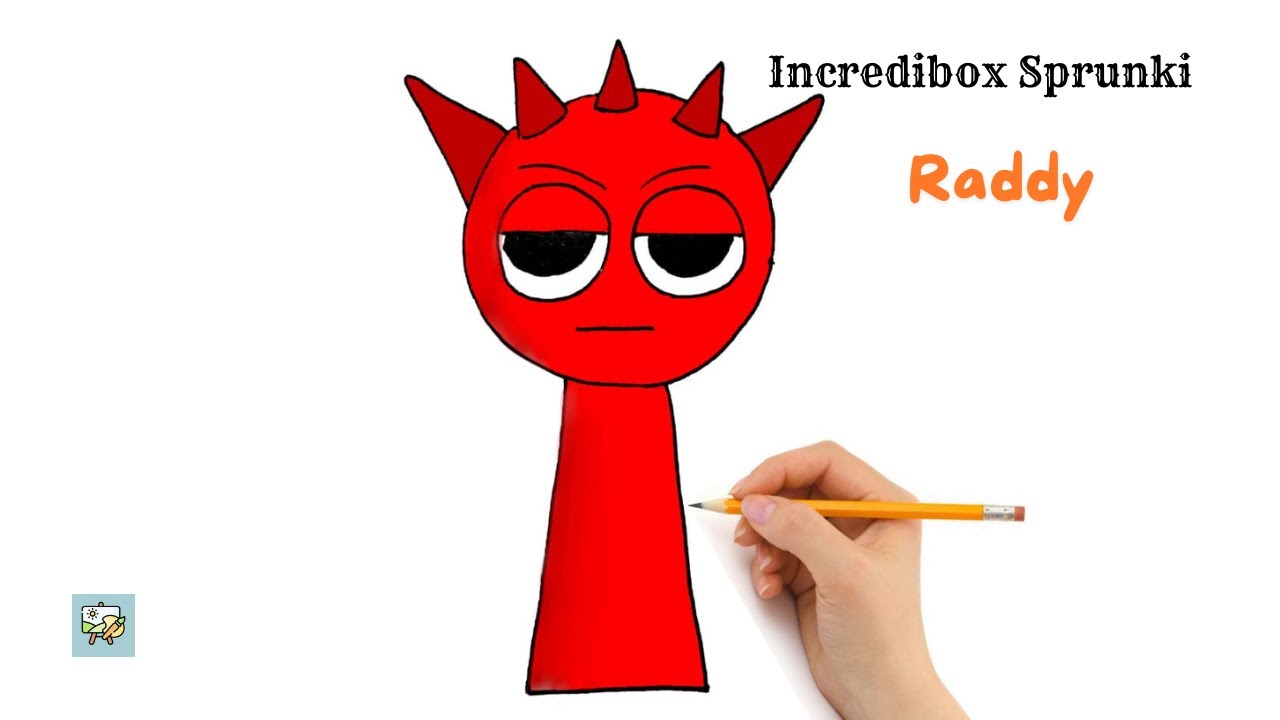 how to Draw Raddy | from Sprunki Incredibox |easy - YouTube