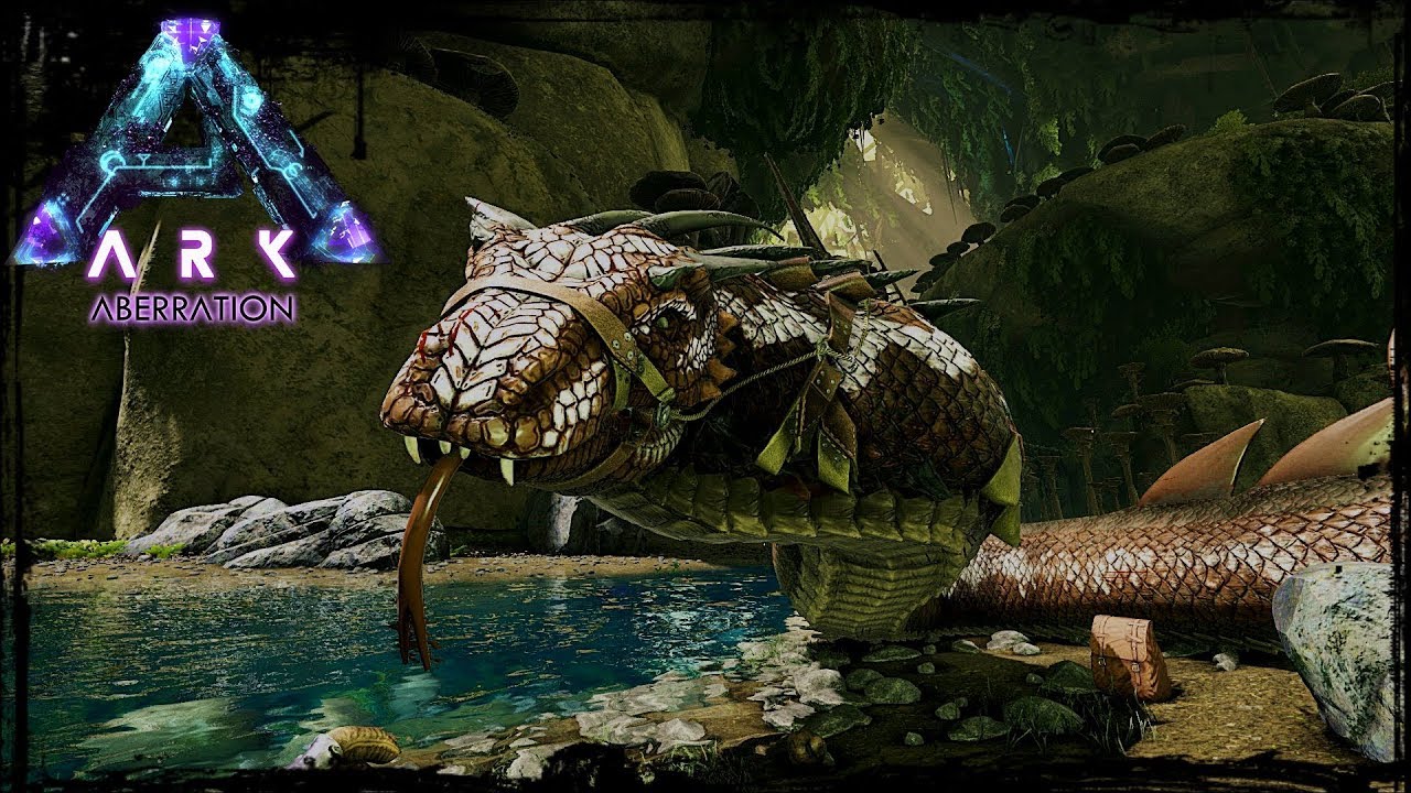 Ark Aberration - Ep. 11 - BASILISK tamed! FINALLY! Epic! - YouTube