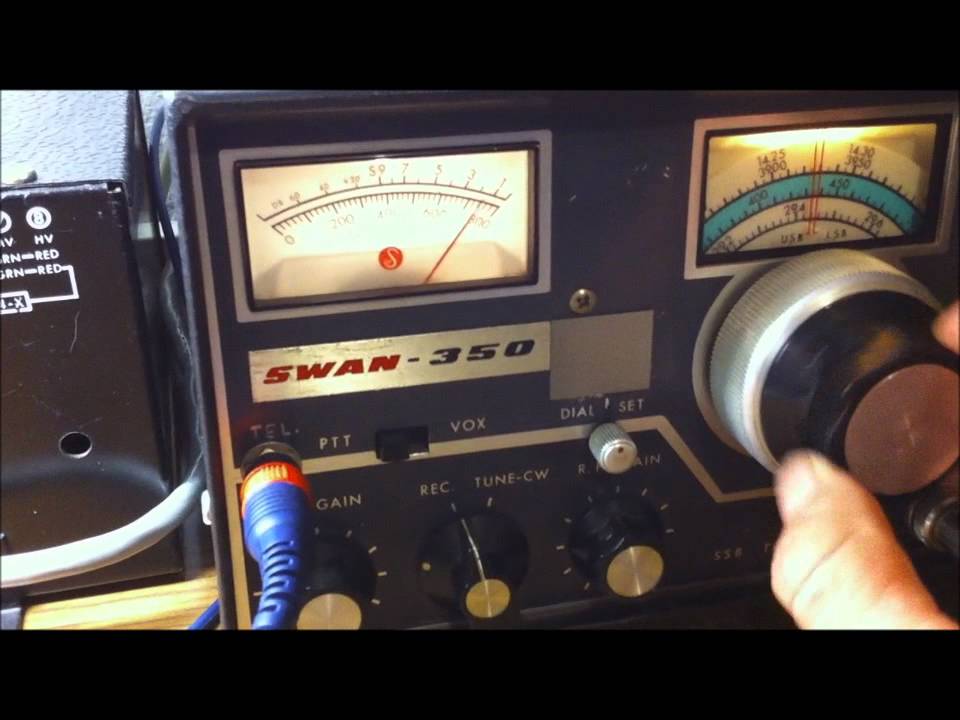 Swan 350 transceiver S meter repaired PE1JXI endfed QSO with PD0RXP and ...