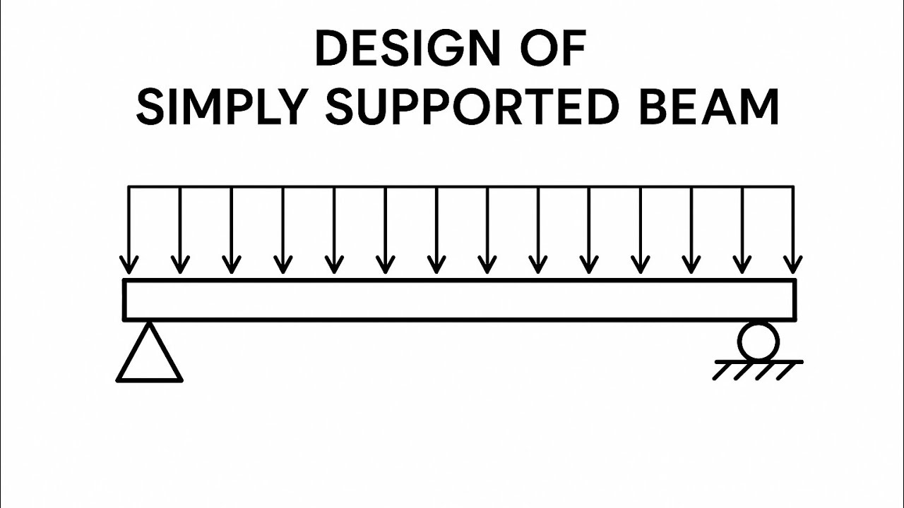 Design of simply supported beam. - YouTube