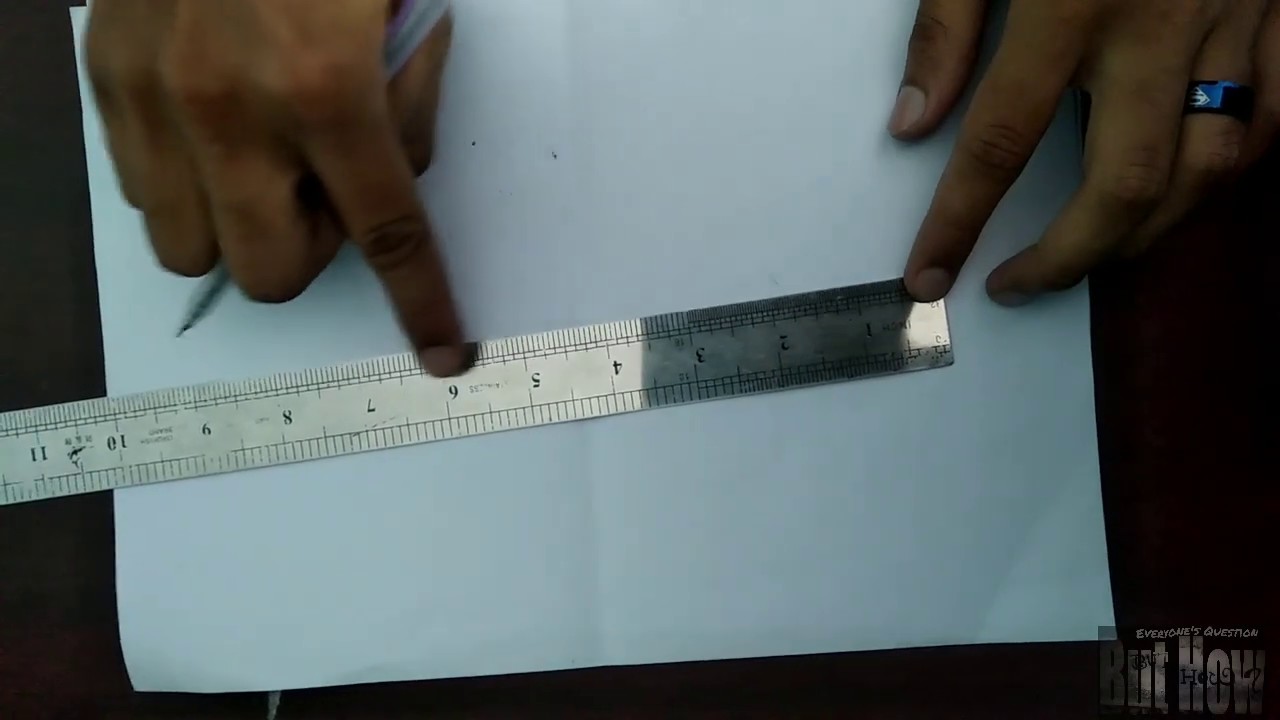 How to draw an Eight Inch line - YouTube