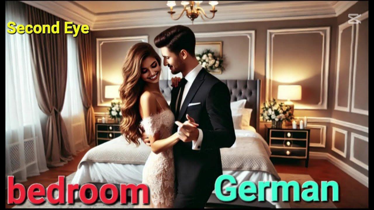 Learn German: Bedroom Vocabulary | Names of Bedroom Items in German ...