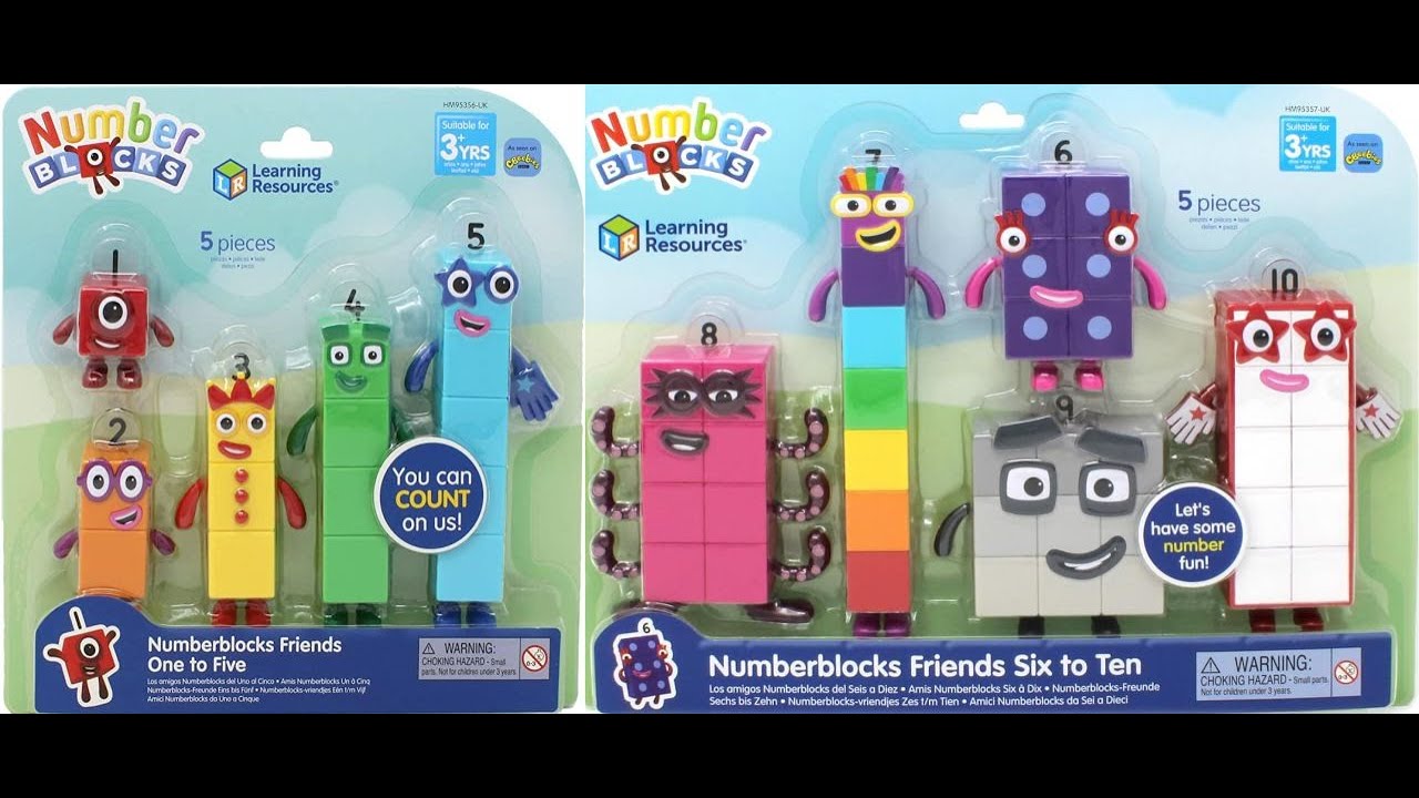 Numberblocks – Unboxing Numberblock Friends 1 to 10! Satisfying ASMR ...