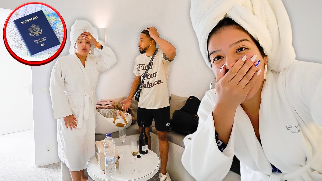 I LOST OUR PASSPORTS ON VACATION PRANK!! *Gone Wrong* - YouTube
