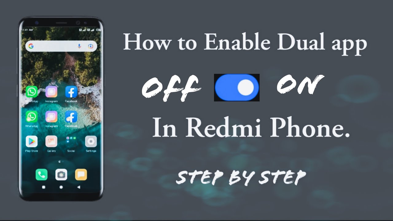 How to Enable Dual App in Redmi 📱| Dual Apps | Tech anu official. - YouTube
