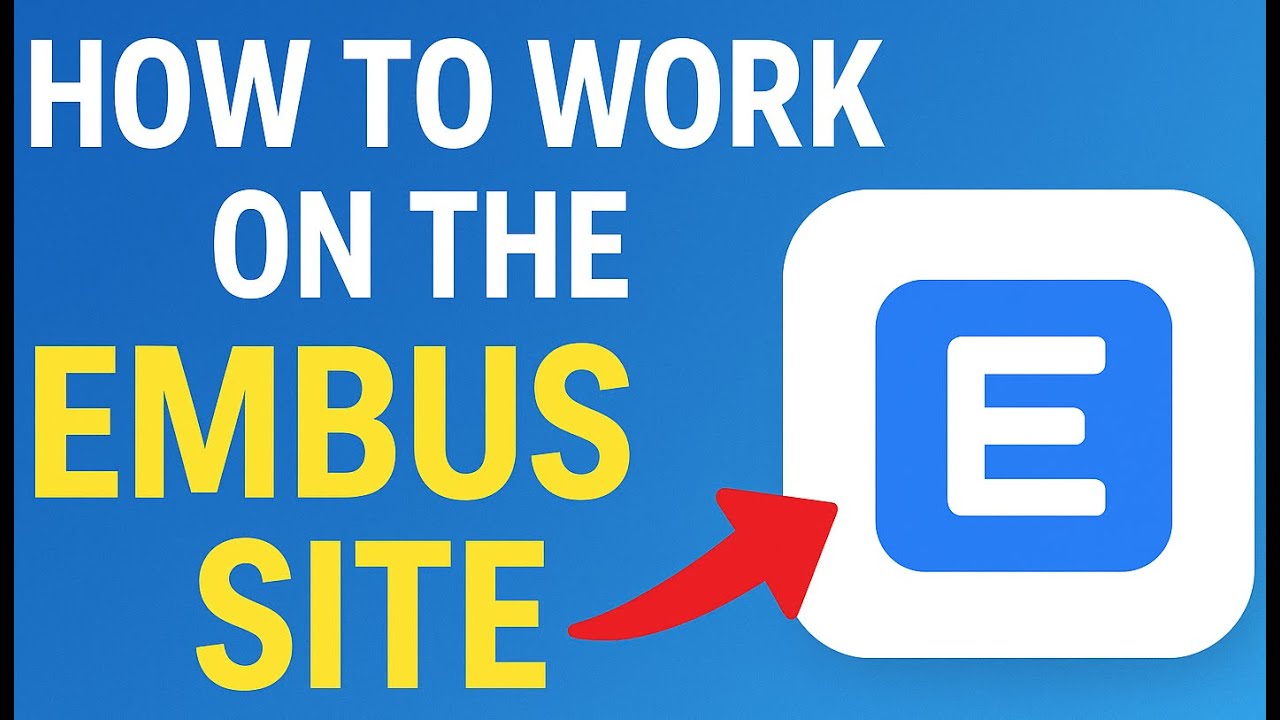 How to work on the EMBUS site, http://embux.io/?ref=27598 - YouTube