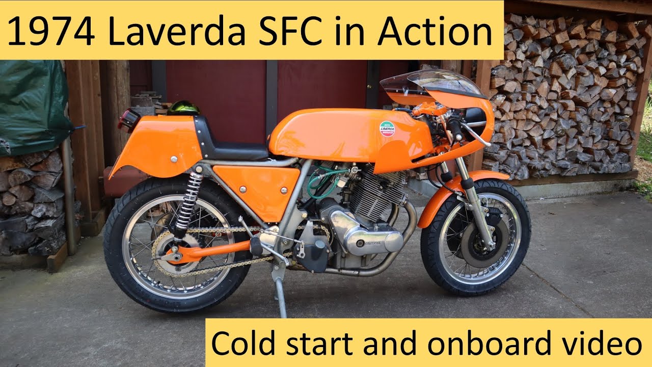1974 Laverda SFC in action! - YouTube