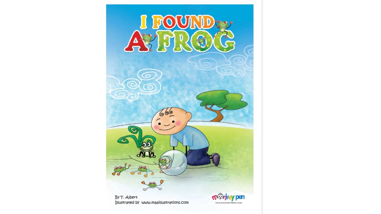Reading a story I FOUND A FROG by T. Albert - YouTube