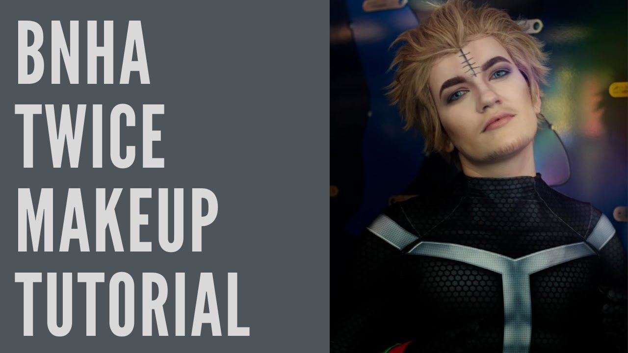 [BNHA] twice/jin bubaigawara makeup tutorial (basic masculine makeup ...