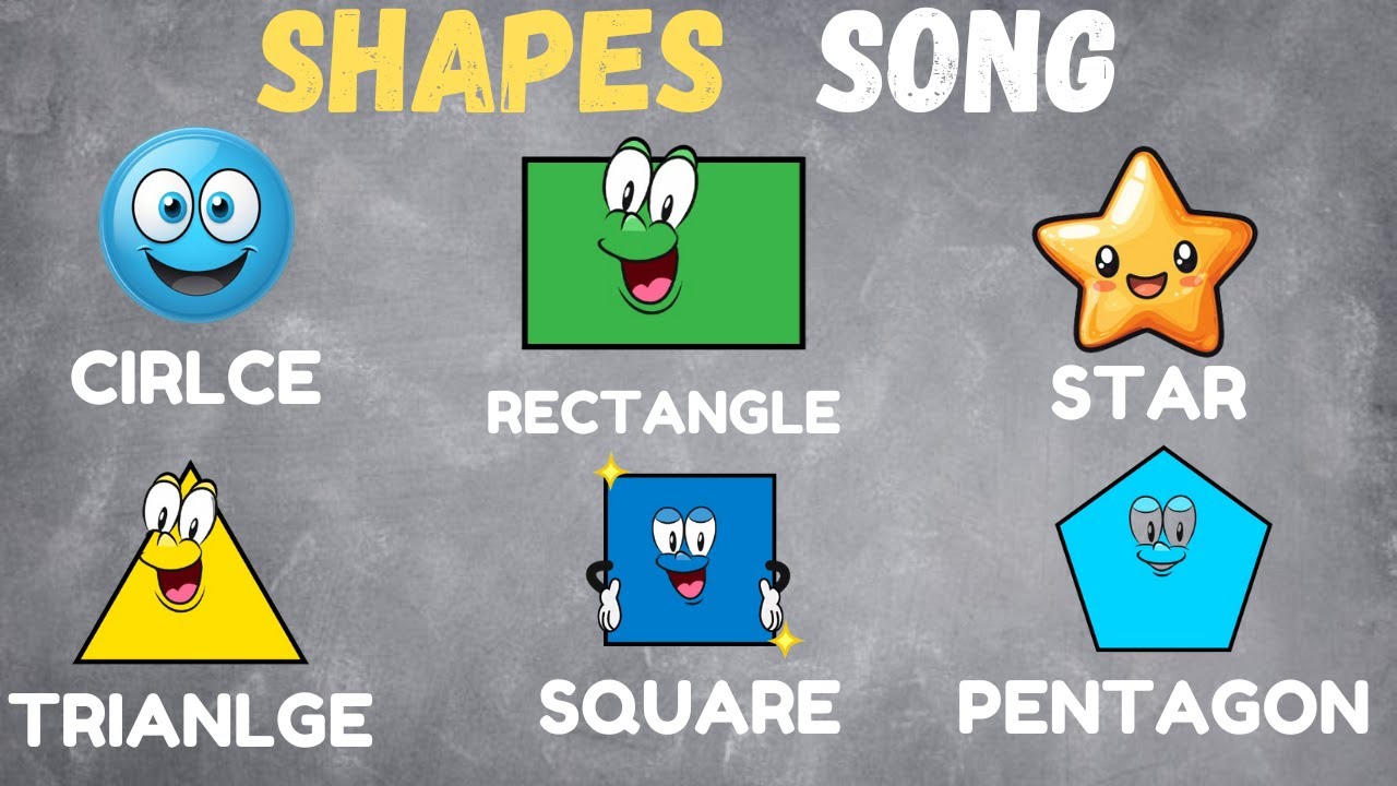 The Shapes Song || Nursery Rhyme For Kids || Learning For Kids || Poem ...