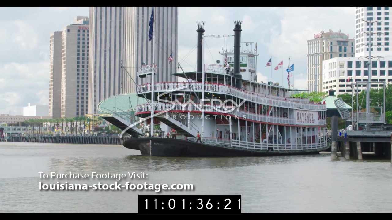 iconic new orleans riverboat steamboat stock footage video | Louisiana ...