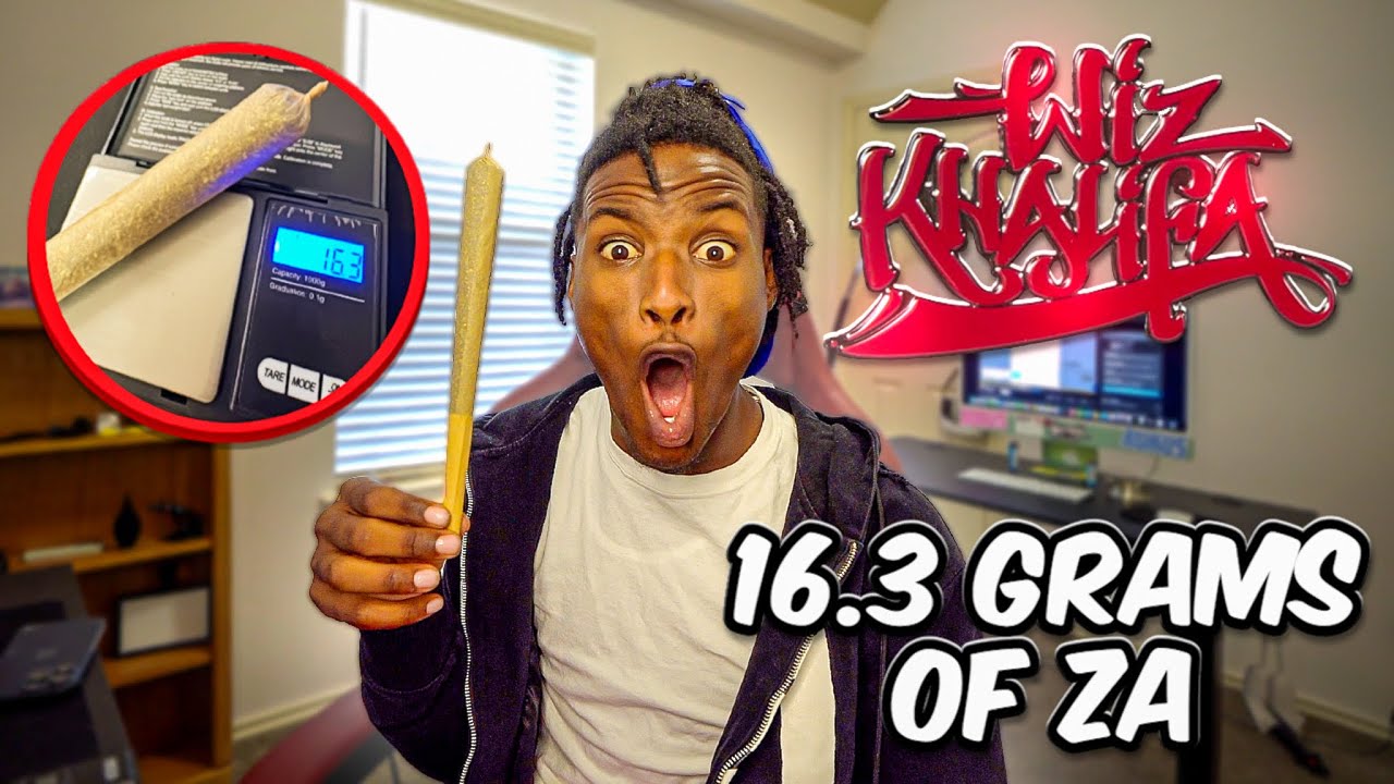 ROLLING A 16.3g LARGE CONE OF STRAIGHT ZA WITH THE GANG!😳 - YouTube