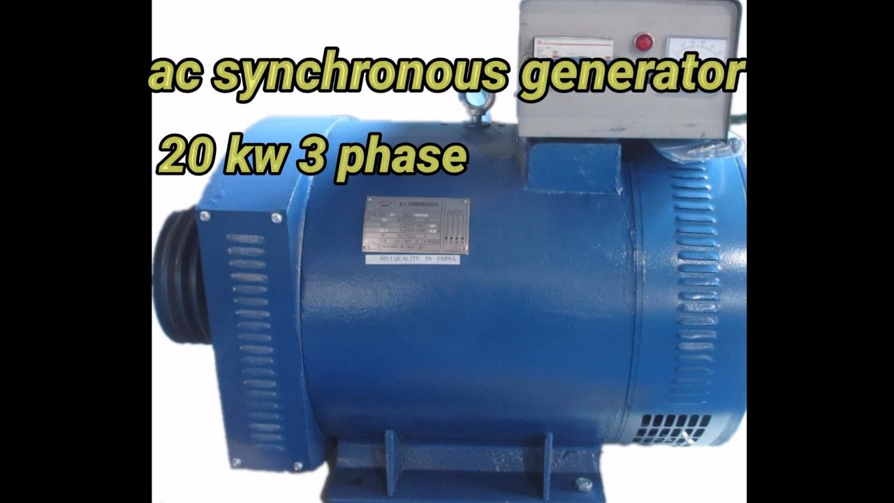 AC . synchronous generator - YouTube
