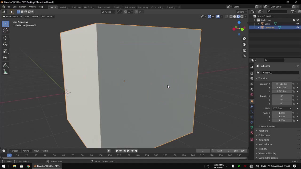 Zoom issue in Blender? Problem Solved! [HINDI] - YouTube