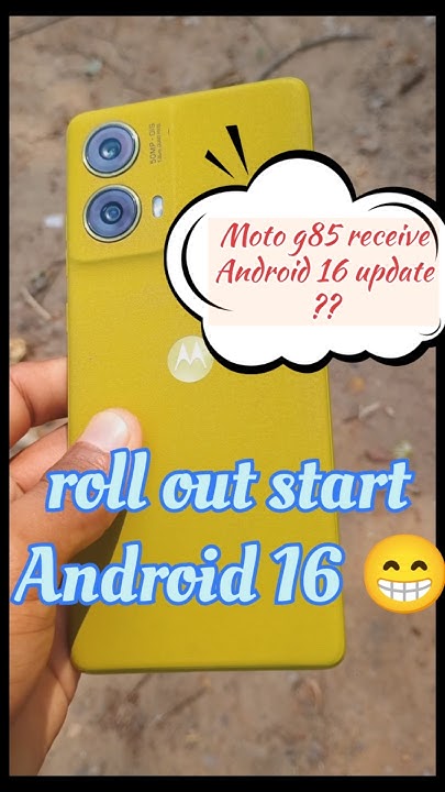 😕Moto g85 receive Android 16 update??#shortsfeed #android16 - YouTube