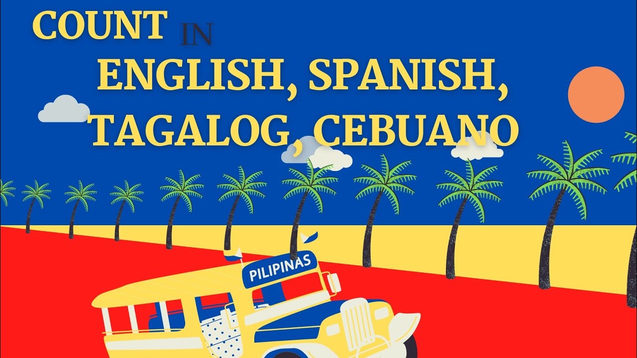 Learn to count numbers from 1 to 50 in English |Tagalog | Spanish ...
