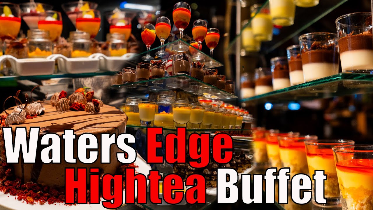 🥐🍔🌮High tea Buffet කලාවේ "මහගෙදර" Waters Edge Hightea | Unlimited ...