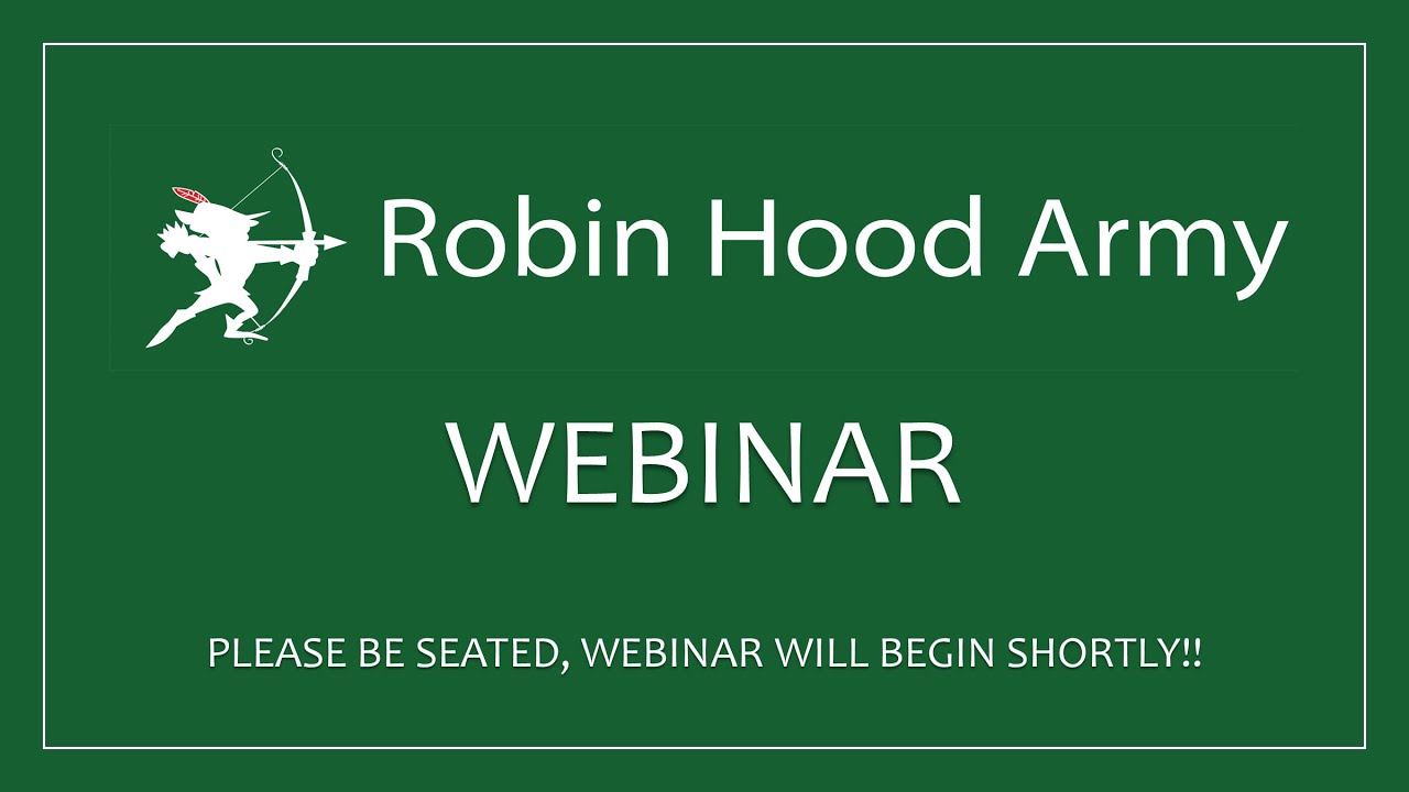 Robin Hood Army - Webinar for Mission Reveal - YouTube