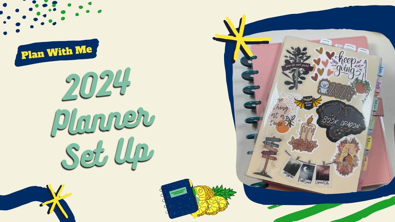 Plan With Me Set Up 2024 Planners - YouTube