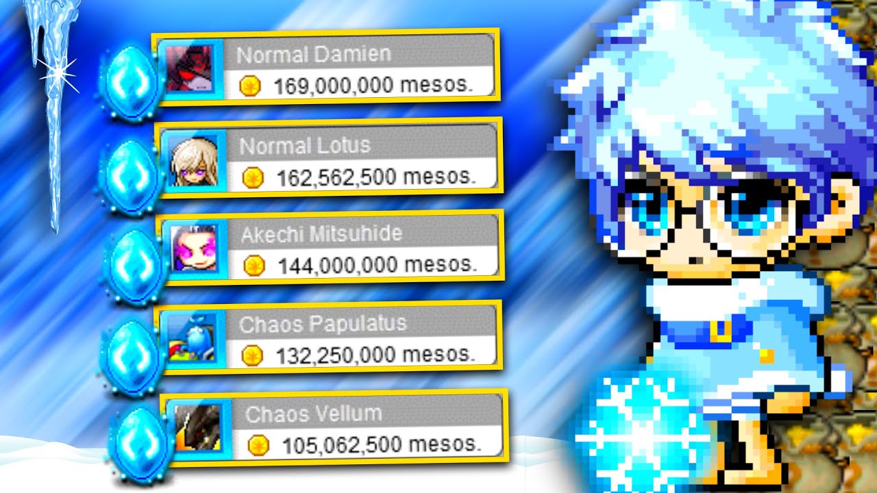 Ice Lightning Bossing Mule Is INTERESTING... Maplestory Reboot - YouTube