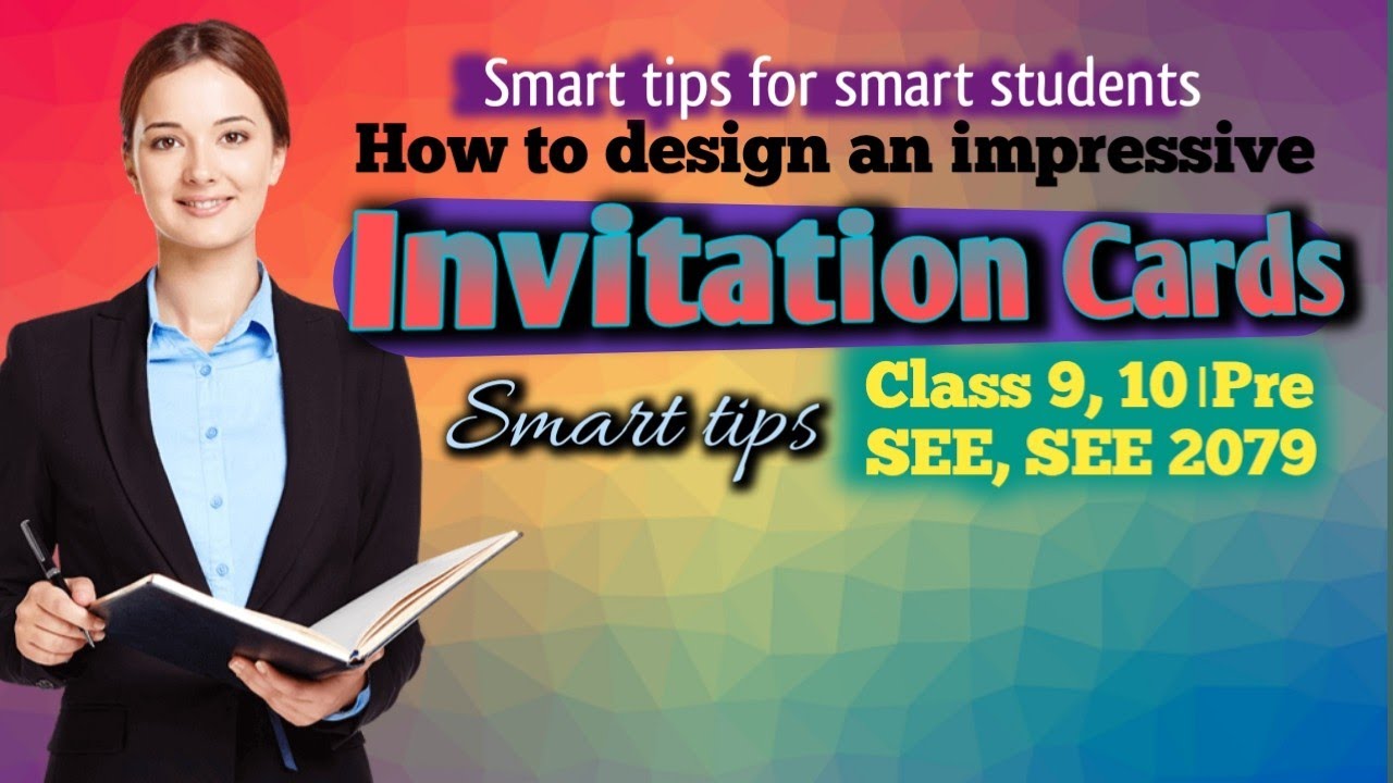 How to ️ an impressive Invitation cards।pre SEE,and SEE 2079 ...