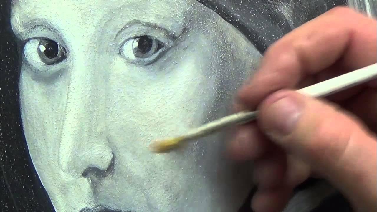 WASHING TECHNIQUE , Acrylic Painting clive5art - YouTube