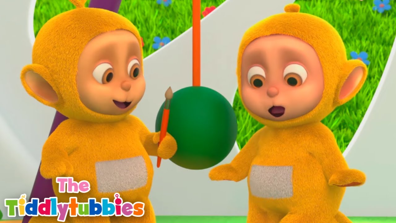 TiddlyTubbies | Colours? Changing? A Paintbrush! | Shows for Kids - YouTube