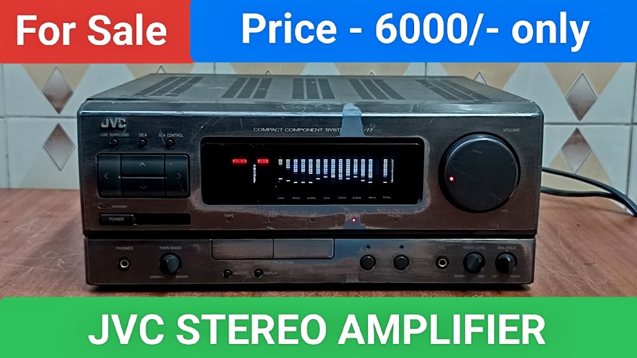 JVC STEREO AMPLIFIER CA-MX77TN With Equalizer Nice Sound Quality ...