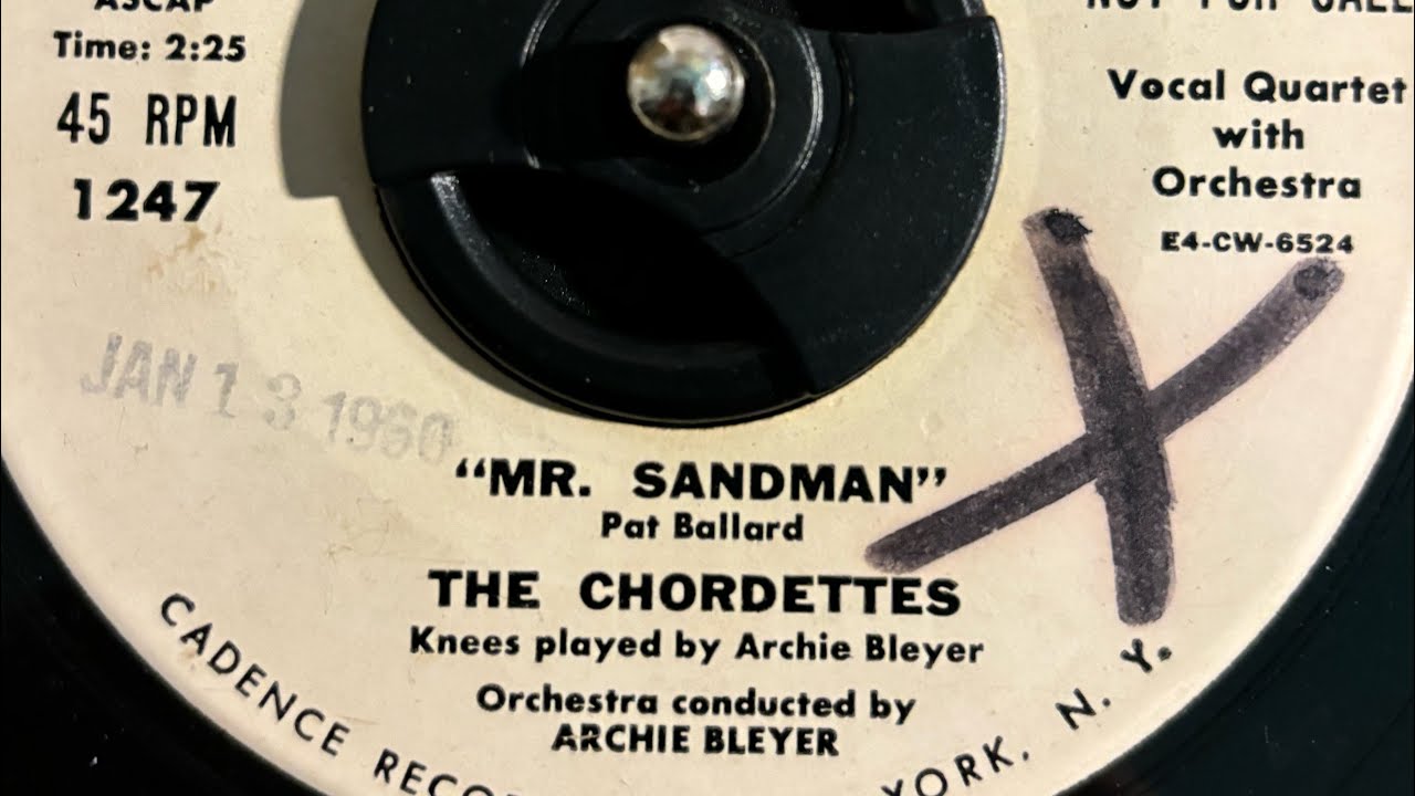 "Mr Sandman" by The Chordettes, recorded 1954 - YouTube