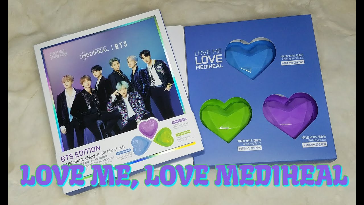 BTS Edition | Love Me, Love Mediheal Mask Set | Giveaway Update - YouTube